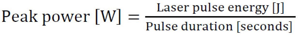 Laser irradiation level - Lidaris